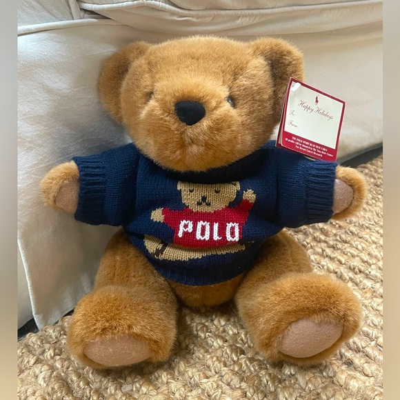 Ralph Lauren | Other | 997 Ralph Lauren Polo Bear Stuffed Animal New ...